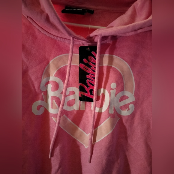Barbie Jackets And Coats Plus Size Barbie Hooded Varsity Sweater Nwts Poshmark